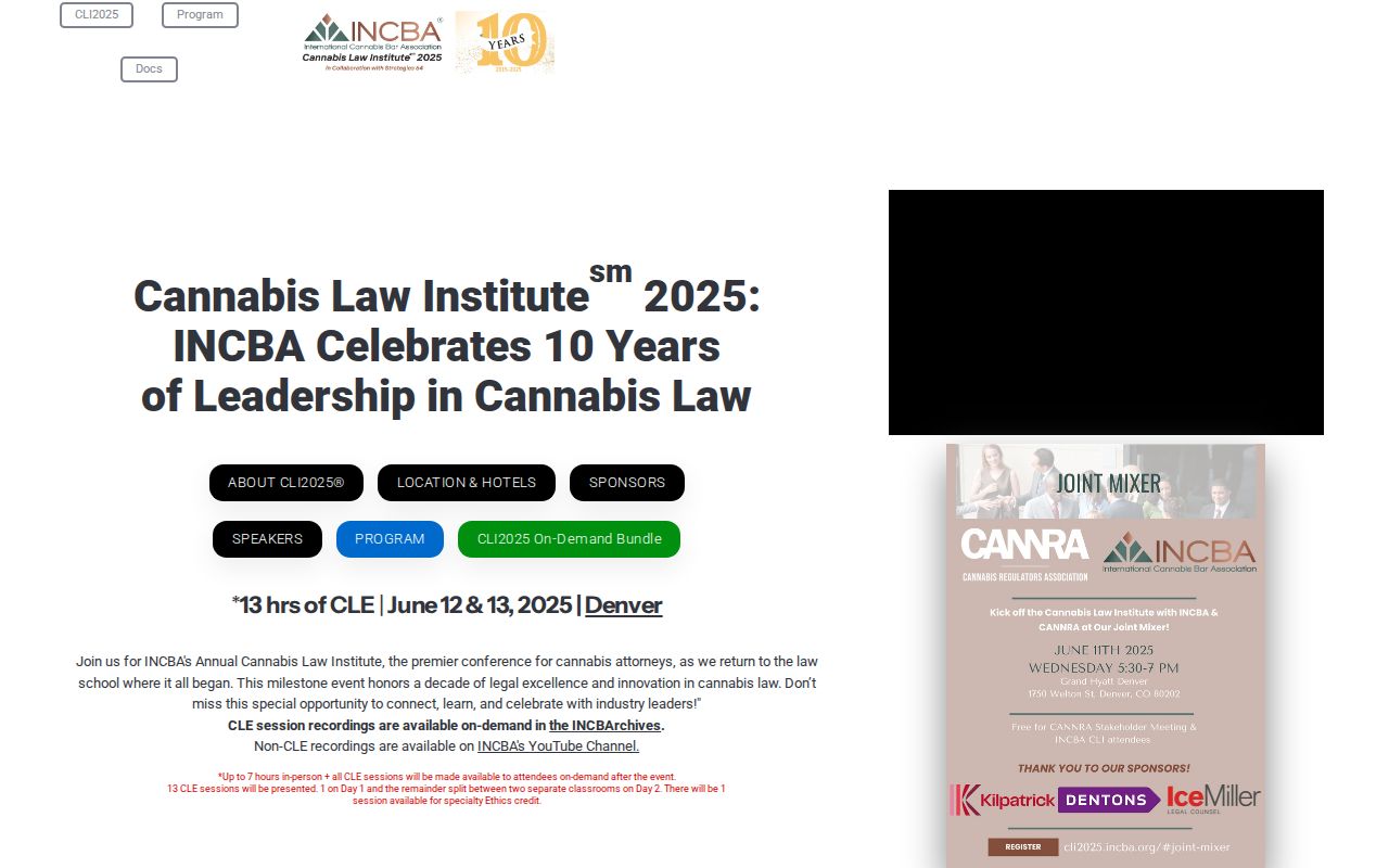 Cannabis Law Institute® 2025 - The Premier Annual Conference for Cannabis Attorneys